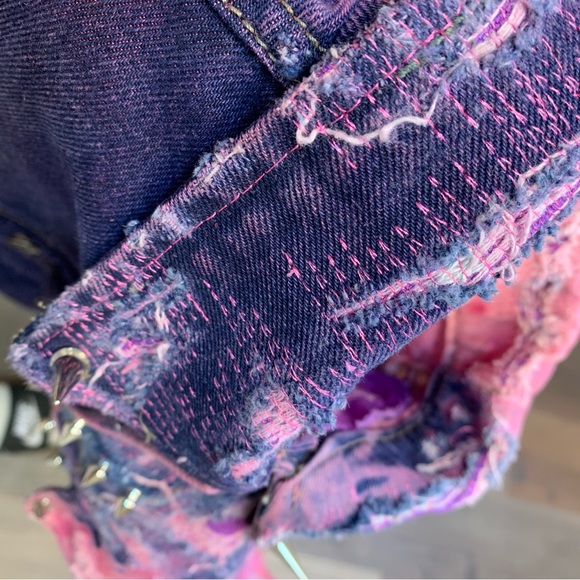 Wrangler | Jackets & Coats | Vile Custom Reworked Repaired Patchwork ...